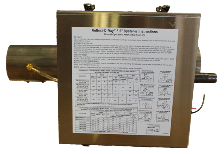 Reflect-O-Ray 3.5 EDS (Stainless Steel) - Combustion Research